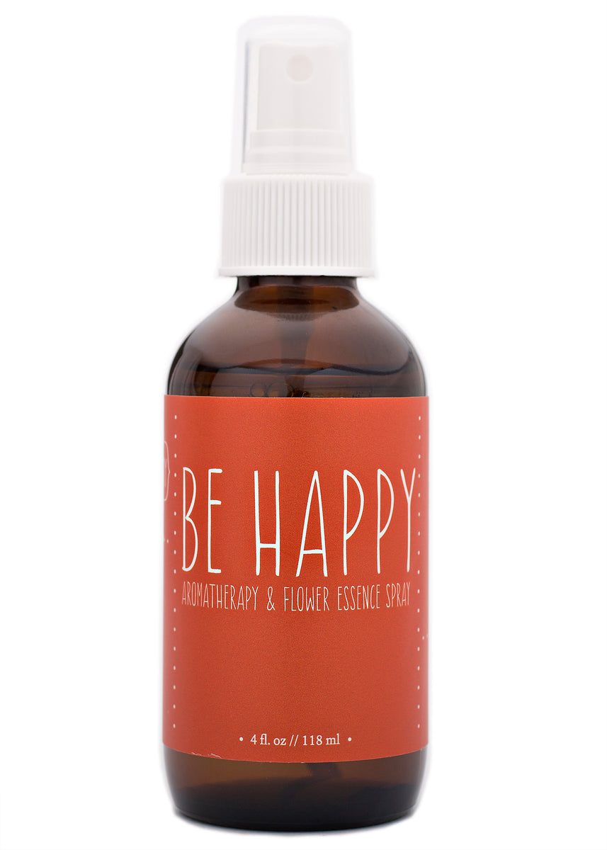 Be Happy // Aromatherapy & Flower Essence Spray – Little Herbal Apothecary